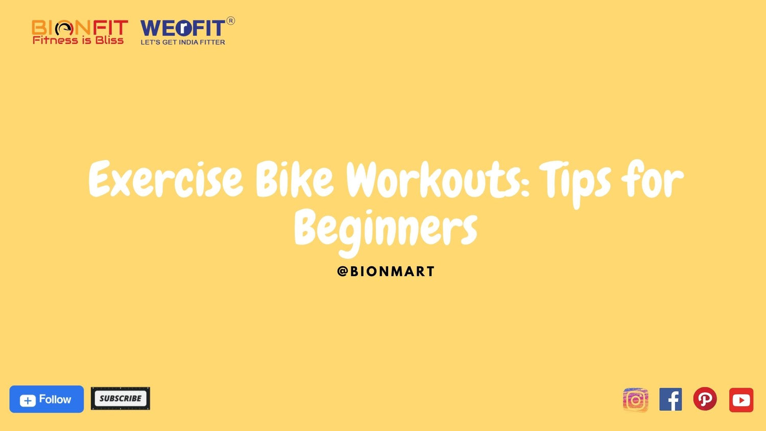 Beginner Exercise Bike Workouts: Tips for Getting Started - Bionmart